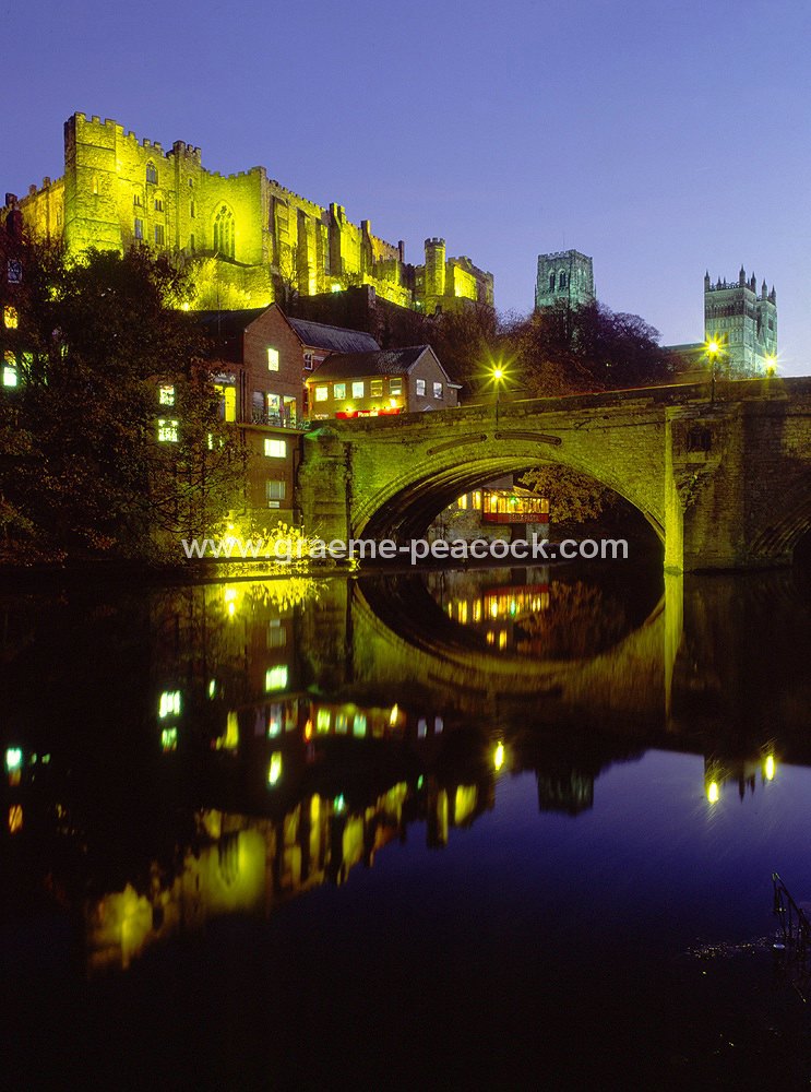 Durham City at night, County Durham - GraemePeacock