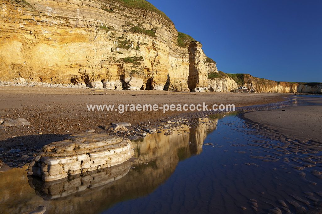 Early morning over Marsden Bay near Whitburn, South Tyneside ...